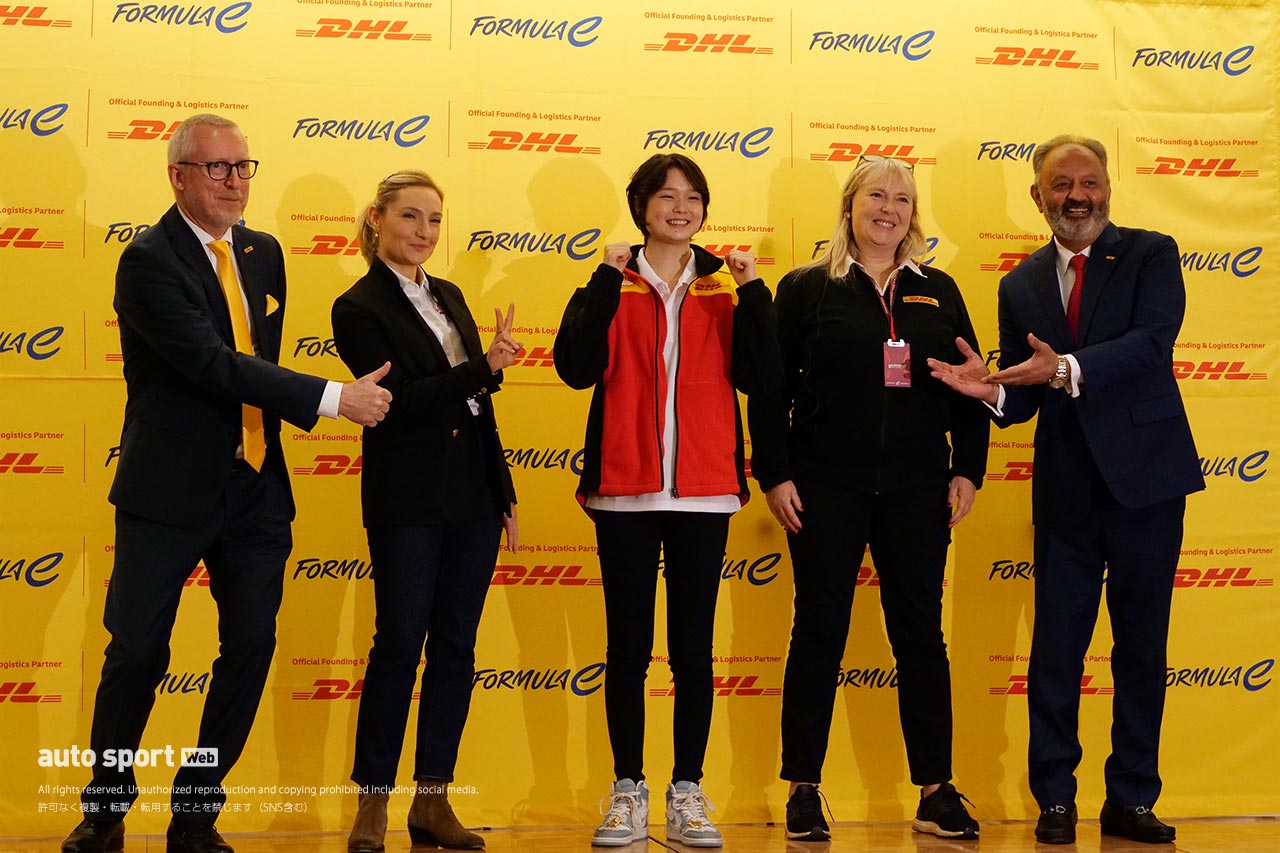 Juju、フォーミュラEの物流を担当するDHLのアンバサダーに就任「いつかDHLのカラーでレースに」／2024 Tokyo E-Prix（AUTOSPORT web） | 自動車情報・ニュース ...