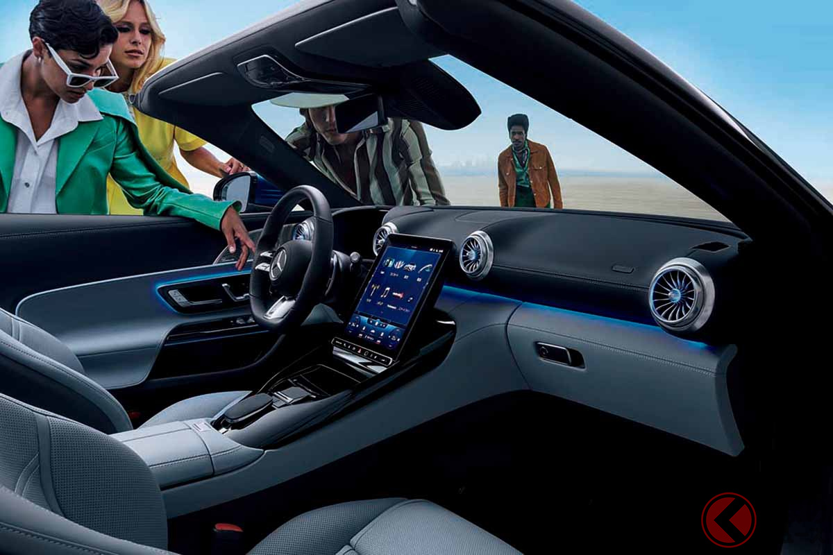 走るフロントグリル！ 存在感ハンパないメルセデスAMG新型「SL」発売！ 爆速2Lターボ搭載で1648万円（くるまのニュース） | 自動車情報・ニュース - carview!