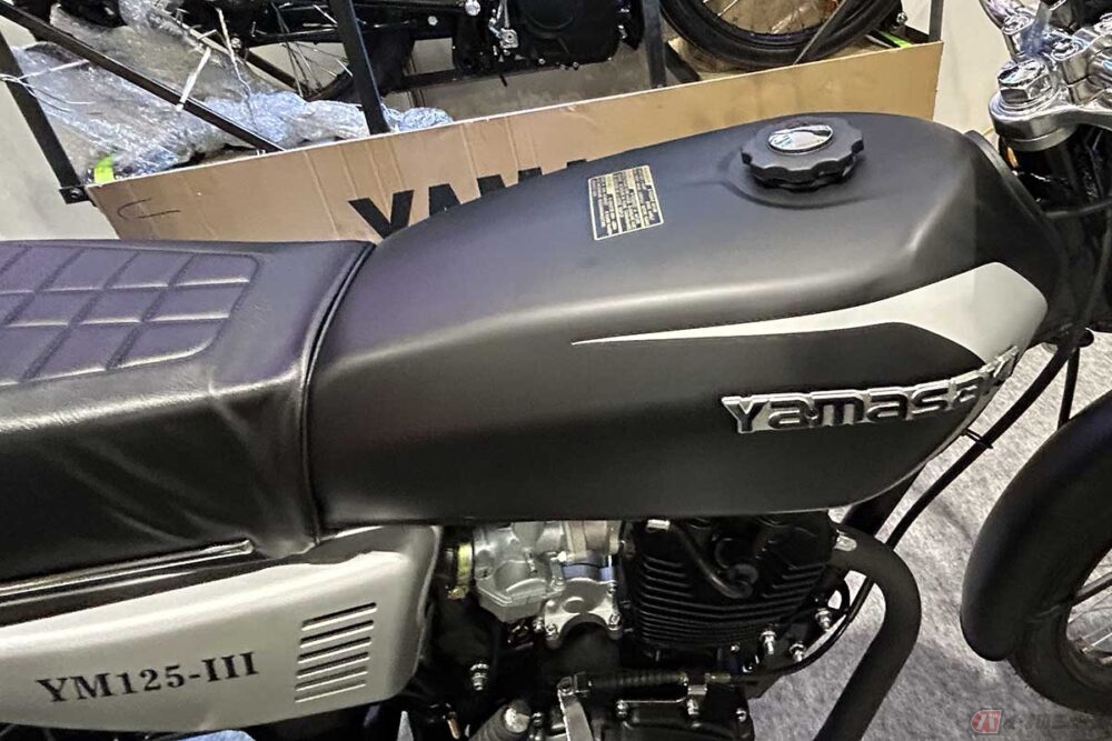 箱渡しなら20万円切り！ ギア付き原2ネイキッド YAMASAKI「YM125-III」登場【大阪MCS】（バイクのニュース ） | 自動車情報・ニュース - carview!