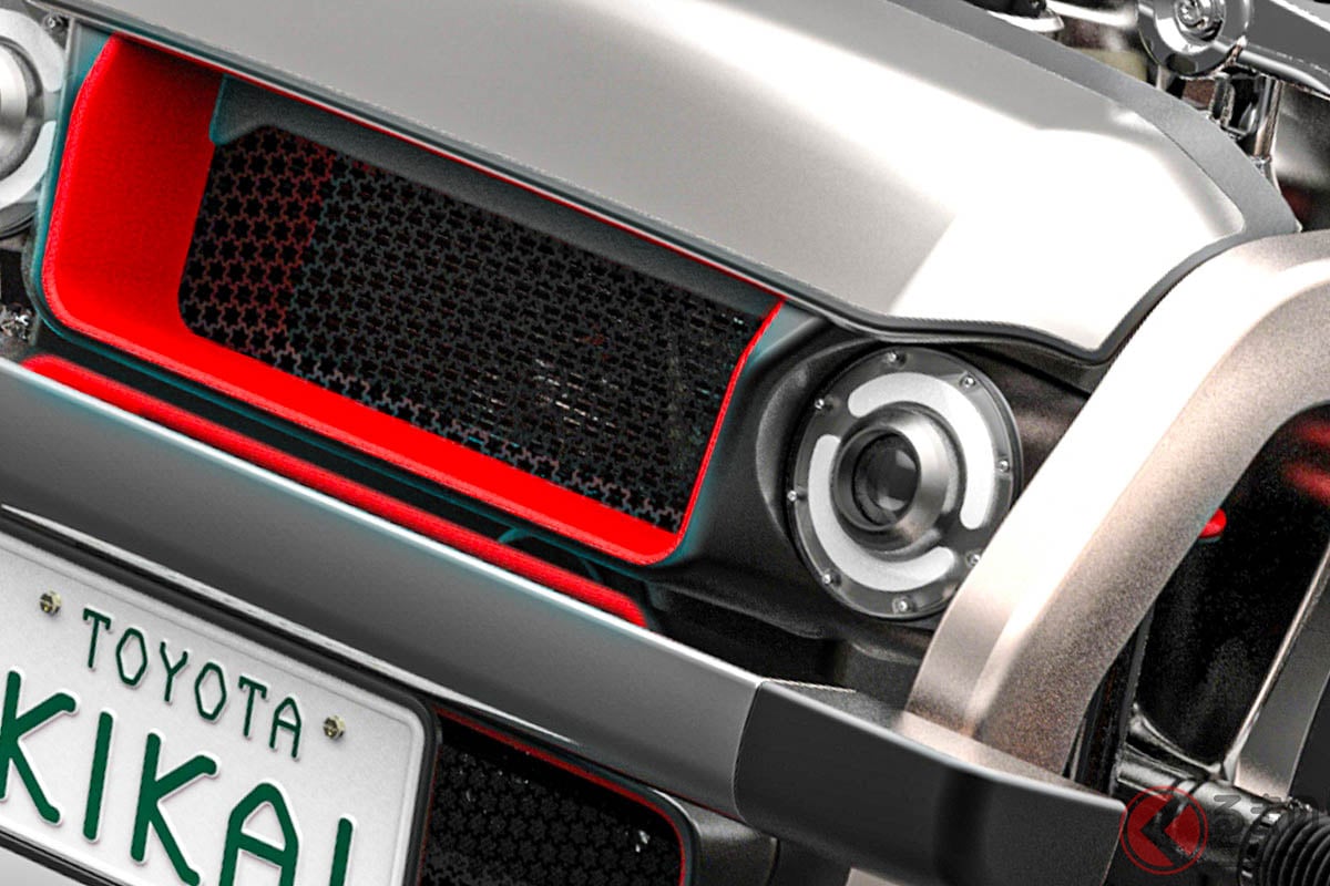 トヨタ「“3人乗り”コンパクトカー」!? 全長3.4m級ボディ×ハイブリッド採用！ 丸目レトロな斬新「スケスケ」デザイン＆「“真ん中”運転席」の「KIKAI」とは（くるまのニュース ...