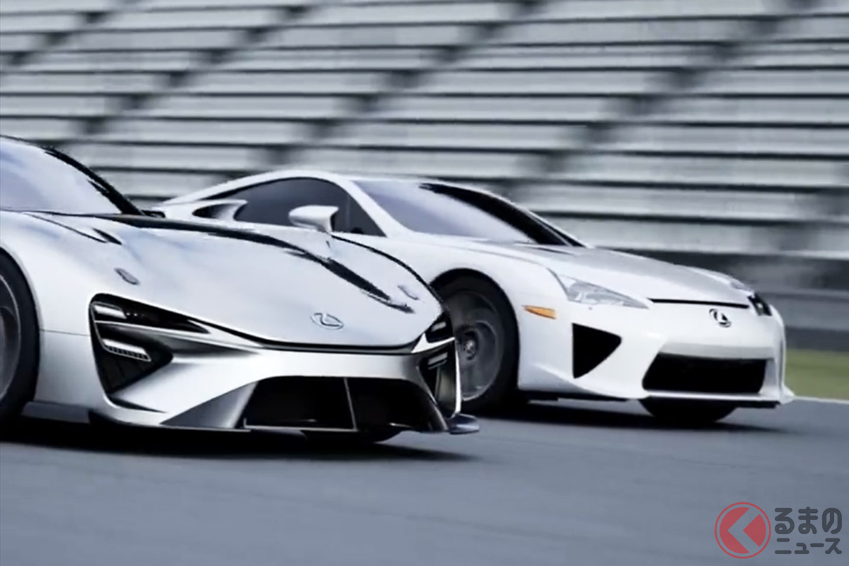 レクサス最高峰「LFA」の再来!? 後継車「新型エレクトリファイドスポーツ」と共演も！ 次世代EVスポーツカーに期待大！（くるまのニュース） | 自動車情報・ニュース - carview!