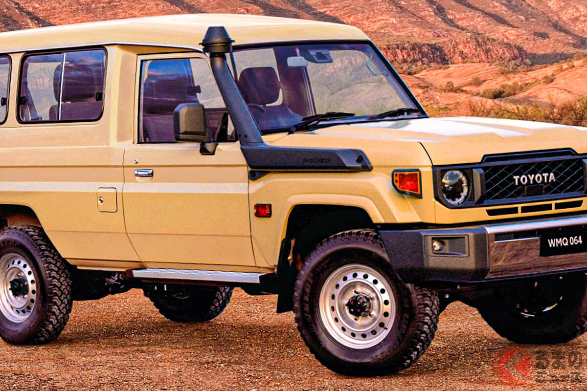 V8＋MTアリ！ トヨタ新型「ランクル70」発表！ 3ドア＋多座席仕様にボディーカラーも豊富!? めちゃカッコイイ“豪州仕様”登場（くるまのニュース） | 自動車情報・ニュース - carview!