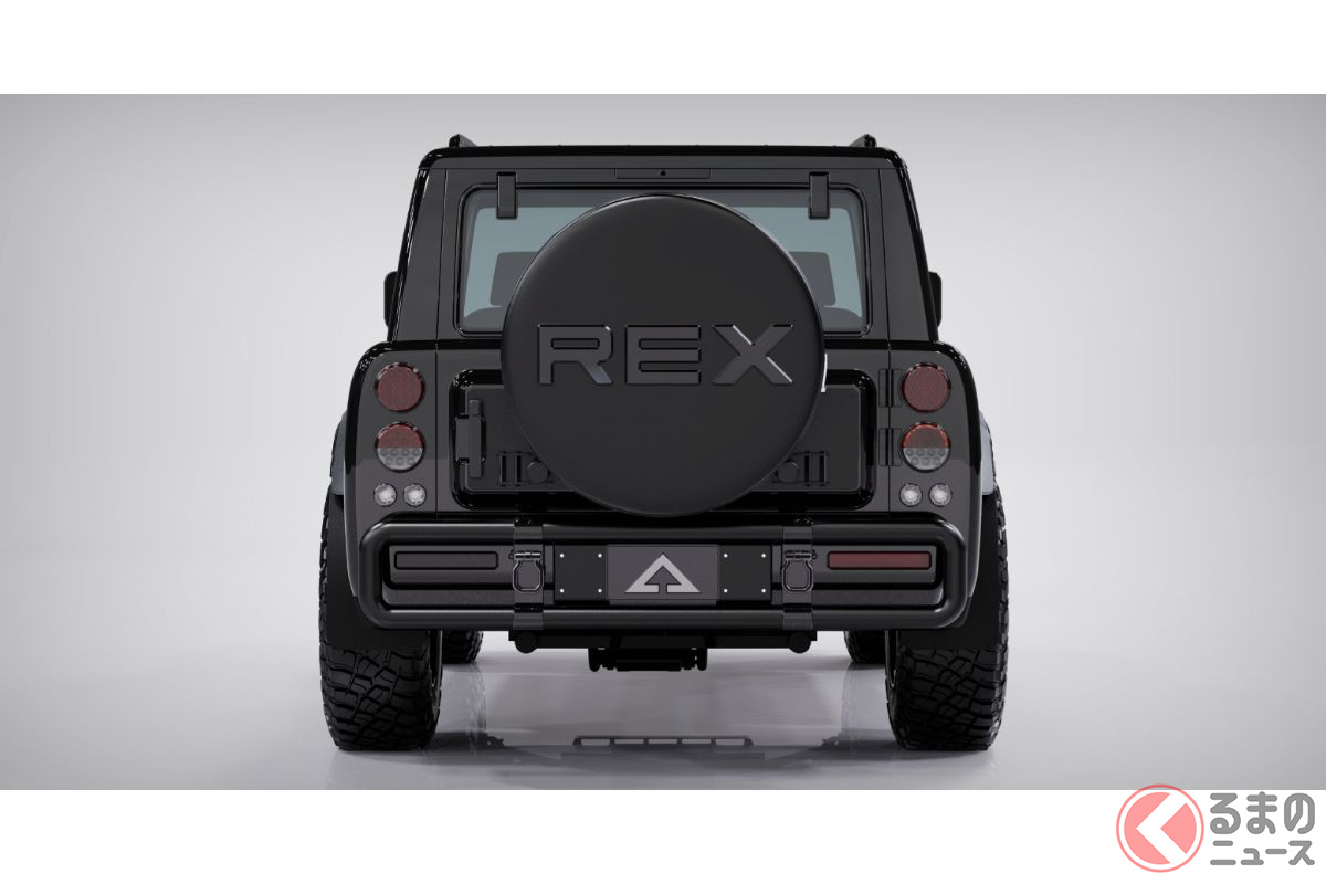 レトロ顔の本格SUV！ 「Gクラス」や「ジムニー」のような「箱型」デザインがイケてる？ アルファの新型SUV「REX」とは（くるまのニュース） | 自動車情報・ニュース - carview!