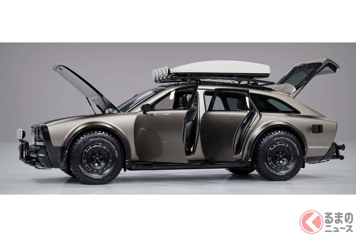 レトロ顔の本格SUV！ 「Gクラス」や「ジムニー」のような「箱型」デザインがイケてる？ アルファの新型SUV「REX」とは（くるまのニュース） | 自動車情報・ニュース - carview!