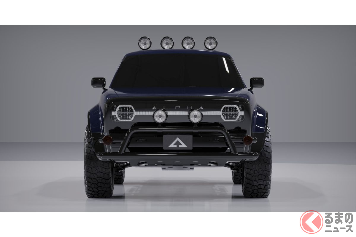 レトロ顔の本格SUV！ 「Gクラス」や「ジムニー」のような「箱型」デザインがイケてる？ アルファの新型SUV「REX」とは（くるまのニュース） | 自動車情報・ニュース - carview!