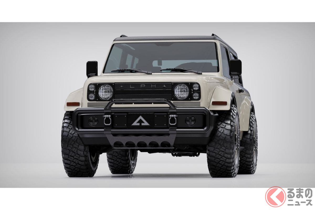 レトロ顔の本格SUV！ 「Gクラス」や「ジムニー」のような「箱型」デザインがイケてる？ アルファの新型SUV「REX」とは（くるまのニュース） | 自動車情報・ニュース - carview!