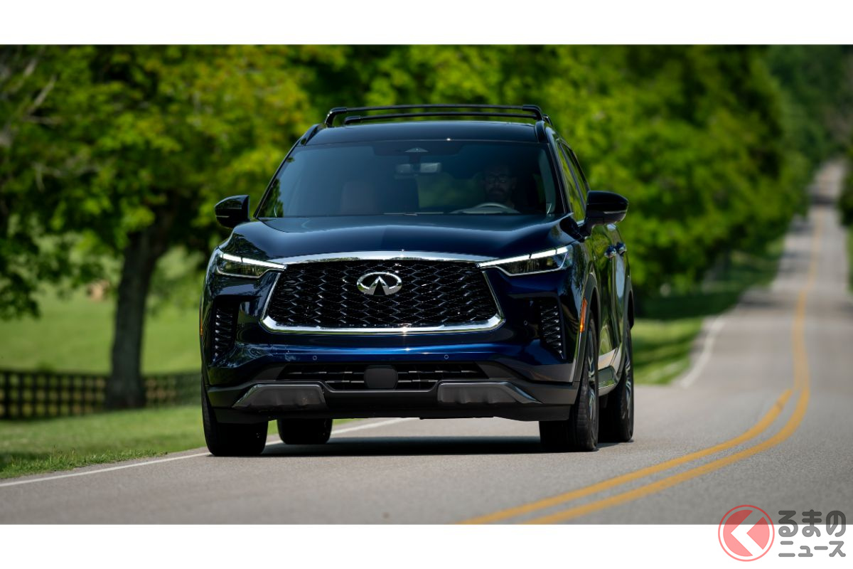 日産が新型「全長5m超え”高級”SUV」発表！ 豪華内装＆約300馬力V6採用！ インフィニティ新「QX60」730万円から米に登場（くるまのニュース） | 自動車情報・ニュース - carview!