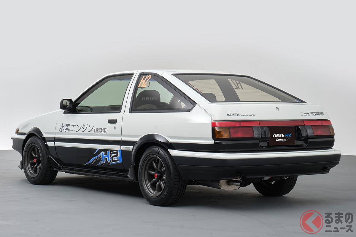 「高くても買う！」 古いトヨタ「ae86」まさかの水素＆evに改造 大胆すぎるカスタムの反響は？（くるまのニュース） 自動車情報サイト