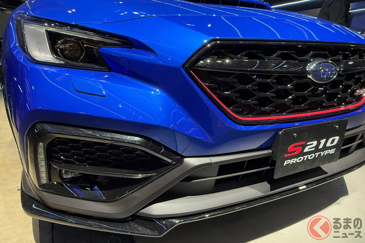 スバル新型「S210」世界初公開！ 300馬力にパワーアップした「水平対向ターボ」搭載！ 8年ぶりの高性能モデル「Sシリーズ」25年夏に日本発売へ！（くるまのニュース） | 自動車情報 ...