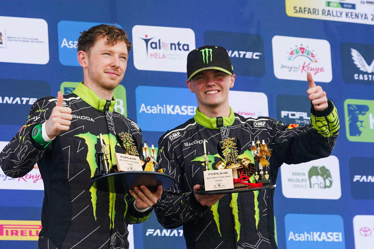 オリバー・ソルベルグが“フォーラムエイト・アワード”を連続受賞。サファリではWRC2クラス2位（AUTOSPORT web） | 自動車情報・ニュース - carview!