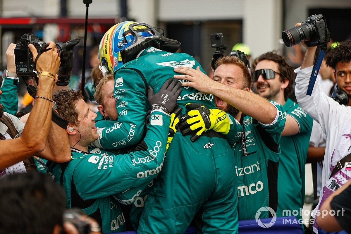アストンマーチンf1、今季は5戦中4回の表彰台獲得も”当たり前”とは考えず「我々は地に足をつけるべき」とチーム代表（motorsport