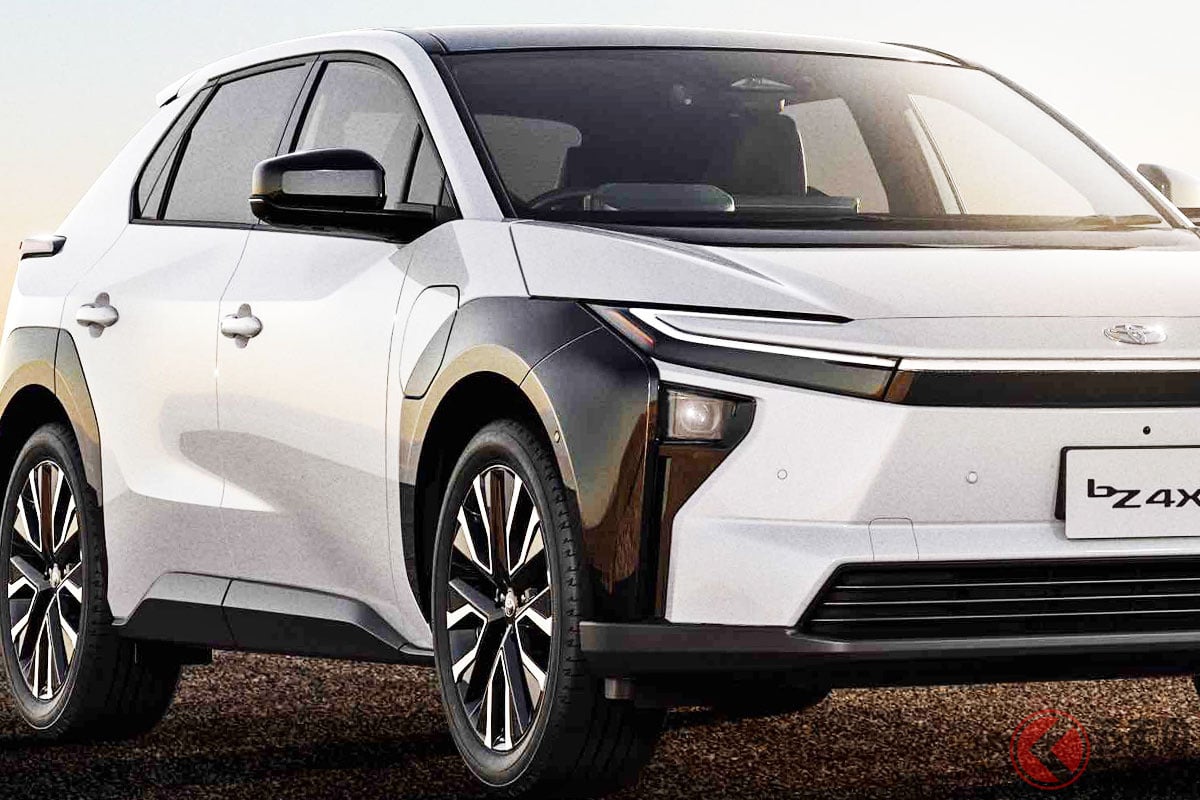 70万円も安い！ トヨタが「“新型”SUV」発表！ 全長4.7m以下の「ちょうどイイボディ」×「700kmも走れる」パワフルユニット搭載で大進化！ 新型「bZ4X」何が変わった？（くるまの ...