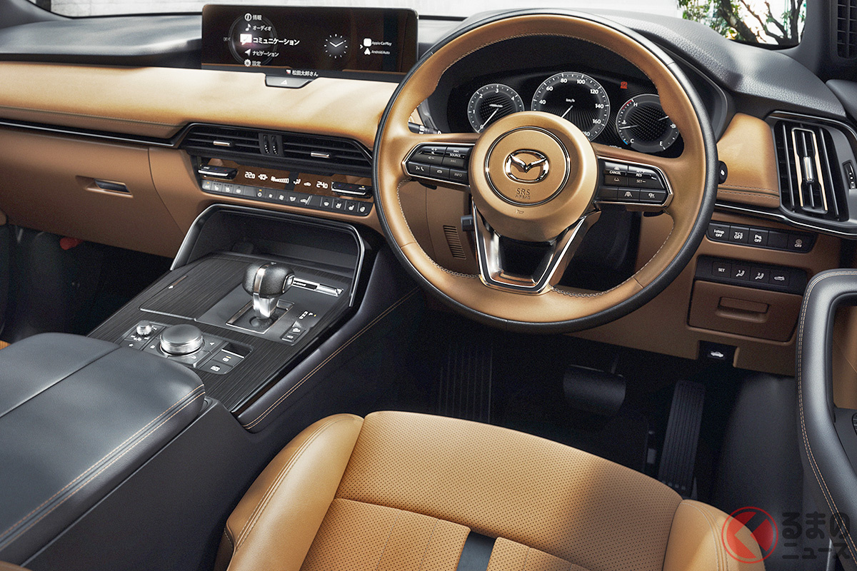 豪華な「オシャレ」内装が「なぜか気になる…」新型高級SUV「CX-60」にマツダが仕掛けた「ワザ」の正体とは（くるまのニュース） | 自動車情報・ニュース - carview!