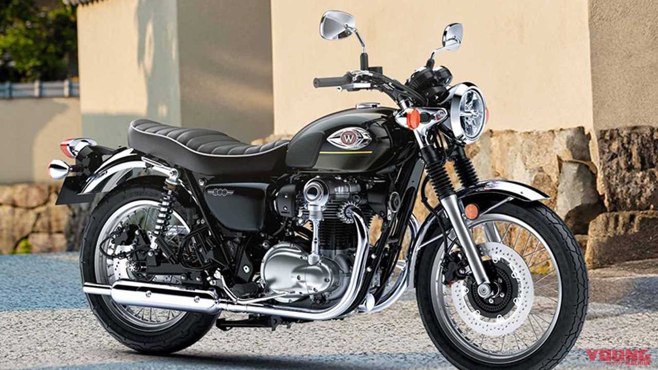 カワサキ「W800」の2025年モデルがインドネシアに登場！ 国内次期カラーもこれになる？（WEBヤングマシン） | 自動車情報・ニュース - carview!