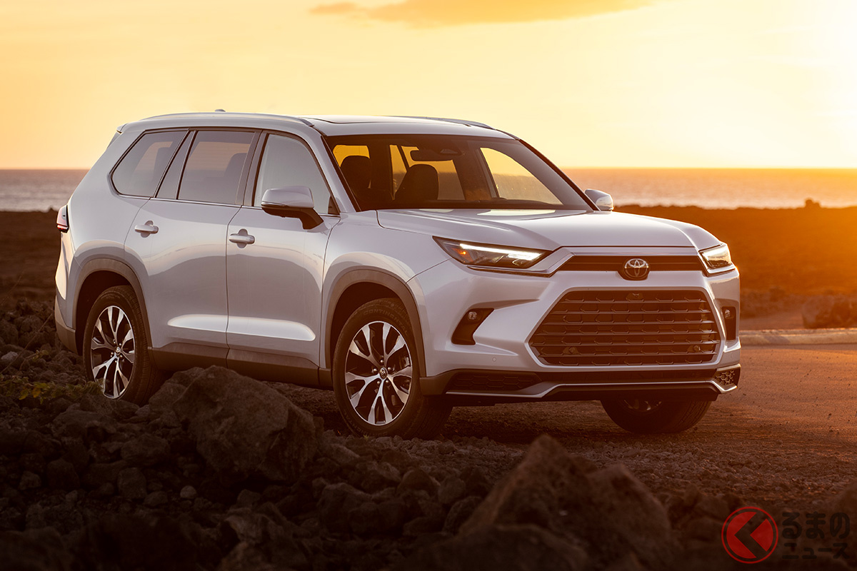 全長5.1m!? トヨタの巨大3列SUV「グランドハイランダー」詳細発表 米国で今夏発売！ 約602万円から（くるまのニュース） | 自動車情報サイト【新車・中古車】 - carview!