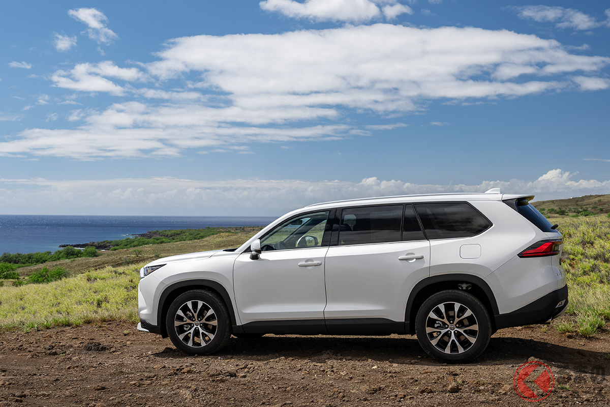 全長5.1m!? トヨタの巨大3列SUV「グランドハイランダー」詳細発表 米国で今夏発売！ 約602万円から（くるまのニュース） | 自動車情報サイト【新車・中古車】 - carview!