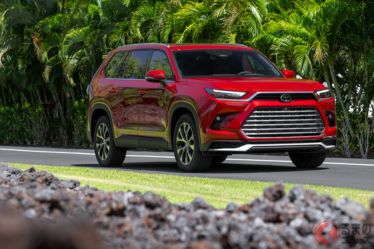 全長5.1m!? トヨタの巨大3列SUV「グランドハイランダー」詳細発表 米国で今夏発売！ 約602万円から（くるまのニュース） | 自動車情報・ニュース - carview!