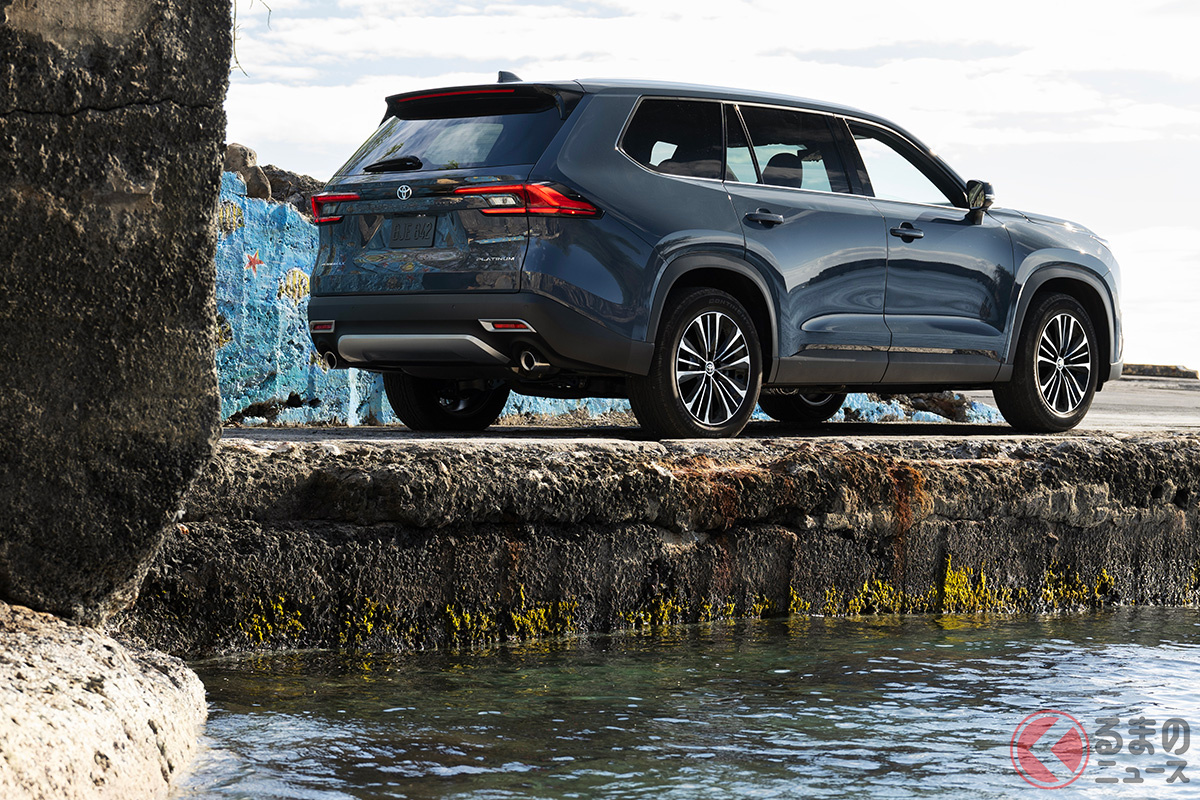 全長5.1m!? トヨタの巨大3列SUV「グランドハイランダー」詳細発表 米国で今夏発売！ 約602万円から（くるまのニュース） | 自動車情報・ニュース - carview!