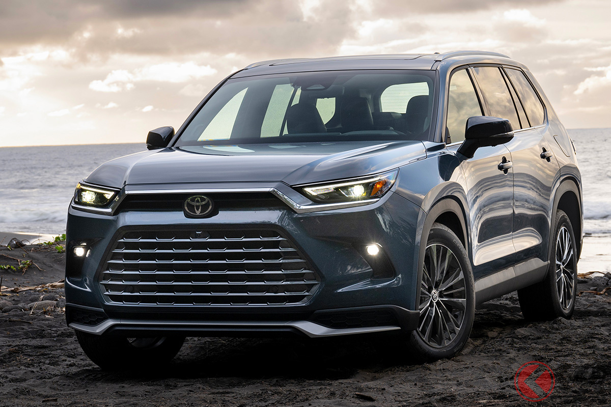 全長5.1m!? トヨタの巨大3列SUV「グランドハイランダー」詳細発表 米国で今夏発売！ 約602万円から（くるまのニュース） | 自動車情報・ニュース - carview!