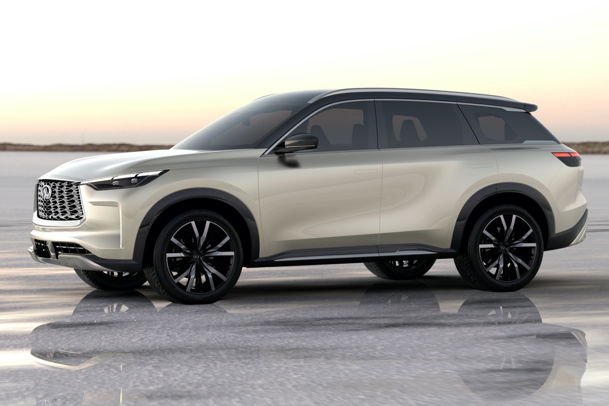 インフィニティの次期「QX60」を示唆する3列シートSUVのデザイン公開！｜量産モデルは2021年に発表｜（driver@web） | 自動車情報サイト【新車・中古車】 - carview!