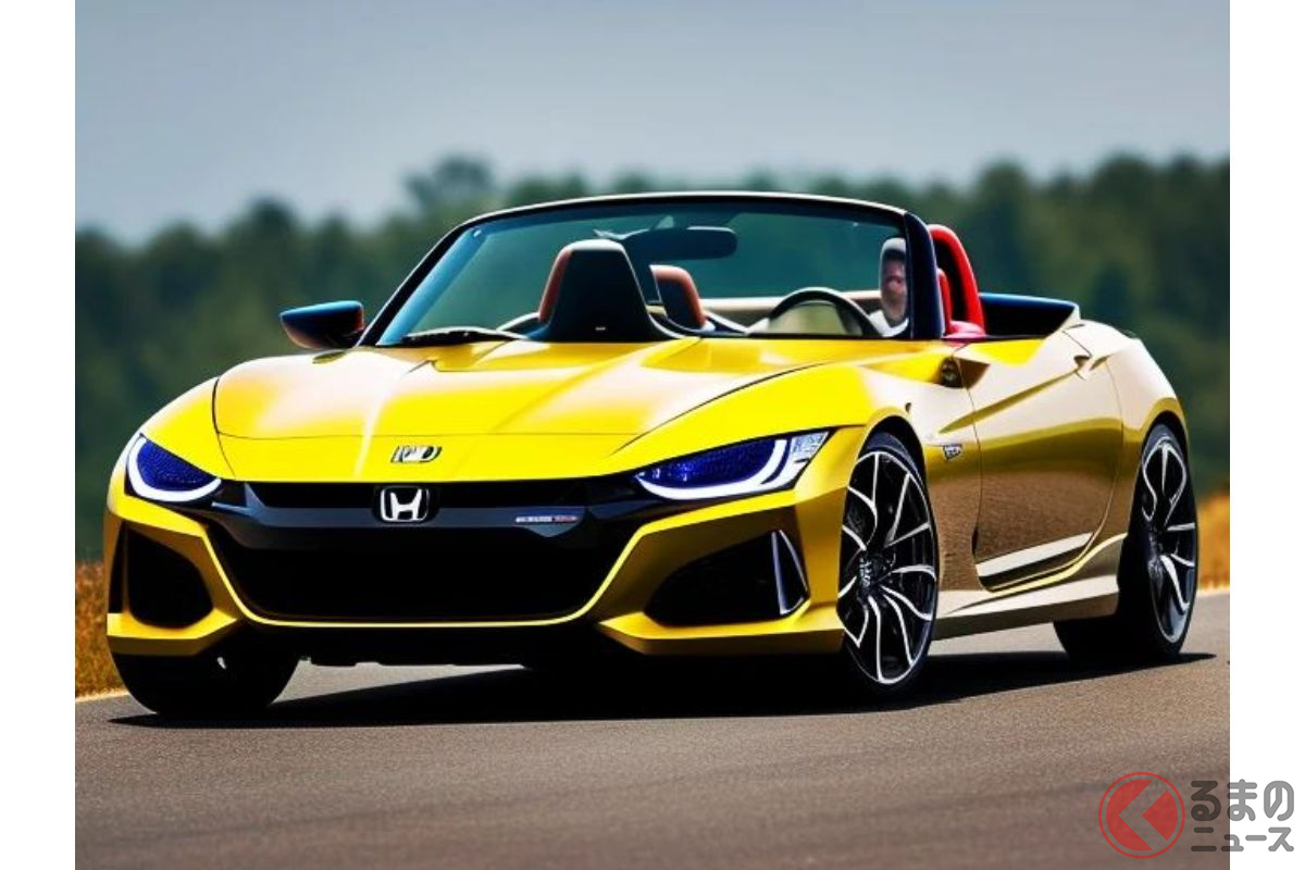 ”待望”のホンダ「次期型S2000」!? “現実感高すぎ“な驚きのクオリティを誇るCGをAIが作成（くるまのニュース） | 自動車情報・ニュース - carview!