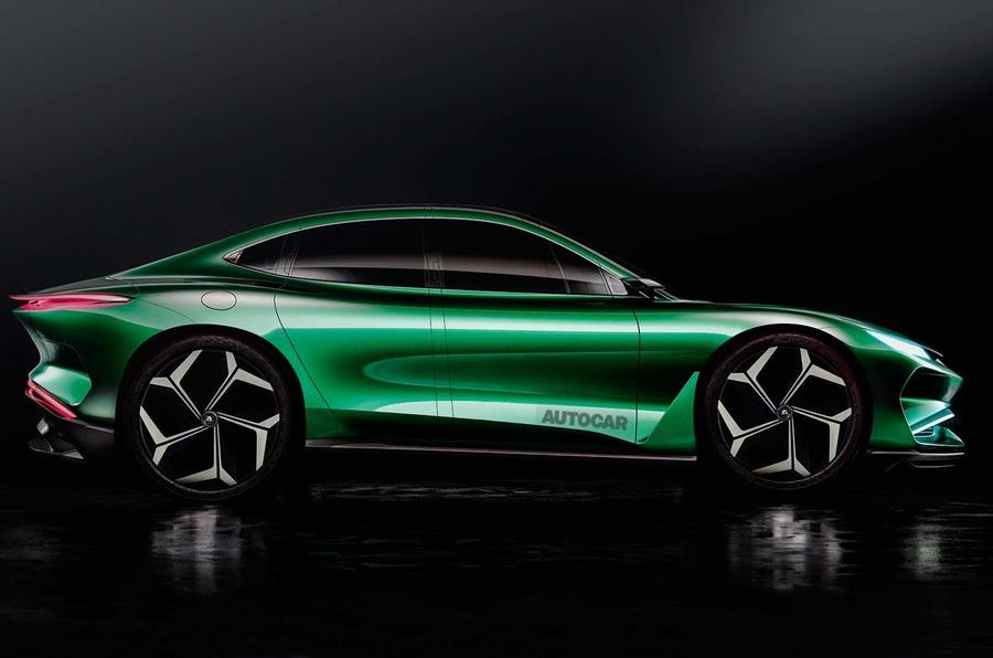 全長5.1m、スーパーカーのような大型EVセダン 6月16日公開へ 車名はまさかの「無し」（AUTOCAR JAPAN） | 自動車情報・ニュース - carview!