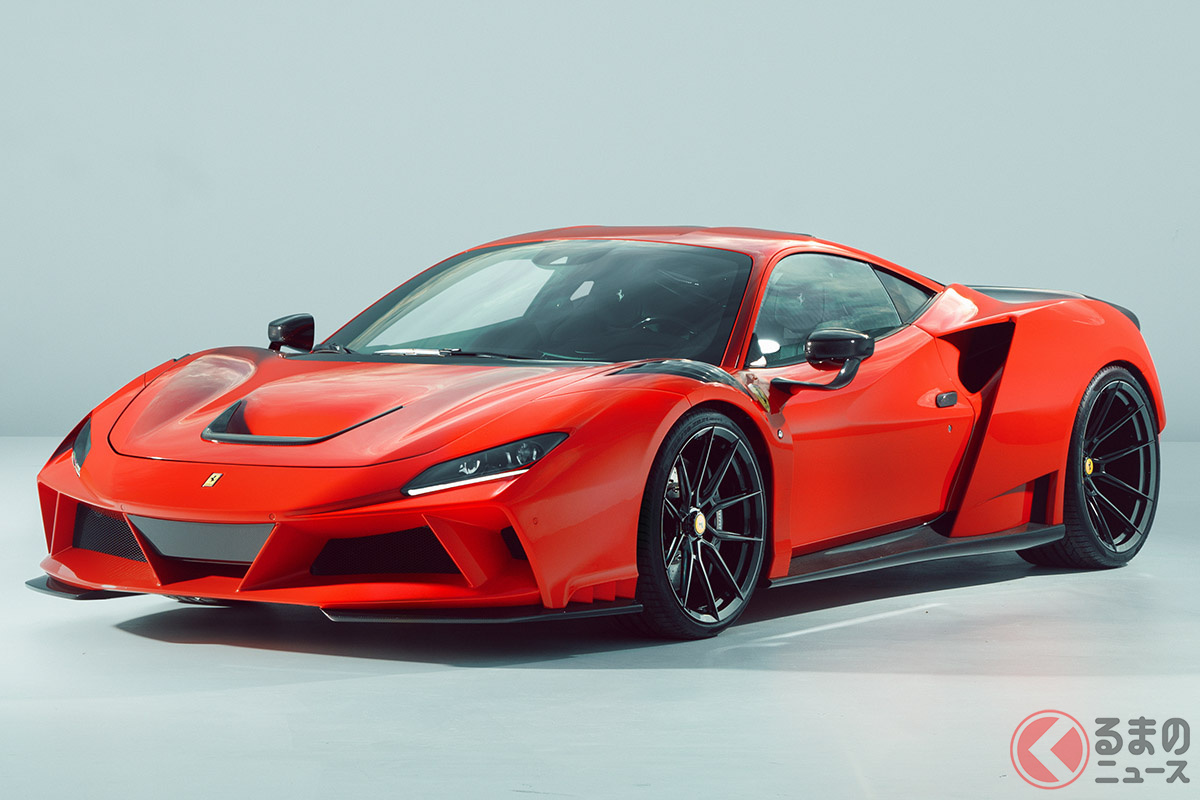 【15台限定】フェラーリ「f8トリブート」をワイドボディ化！ ノビテック・nラルゴの新たな挑戦（くるまのニュース） 自動車情報・ニュース