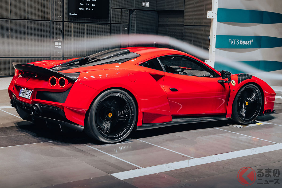 【15台限定】フェラーリ「f8トリブート」をワイドボディ化！ ノビテック・nラルゴの新たな挑戦（くるまのニュース） 自動車情報サイト【新車
