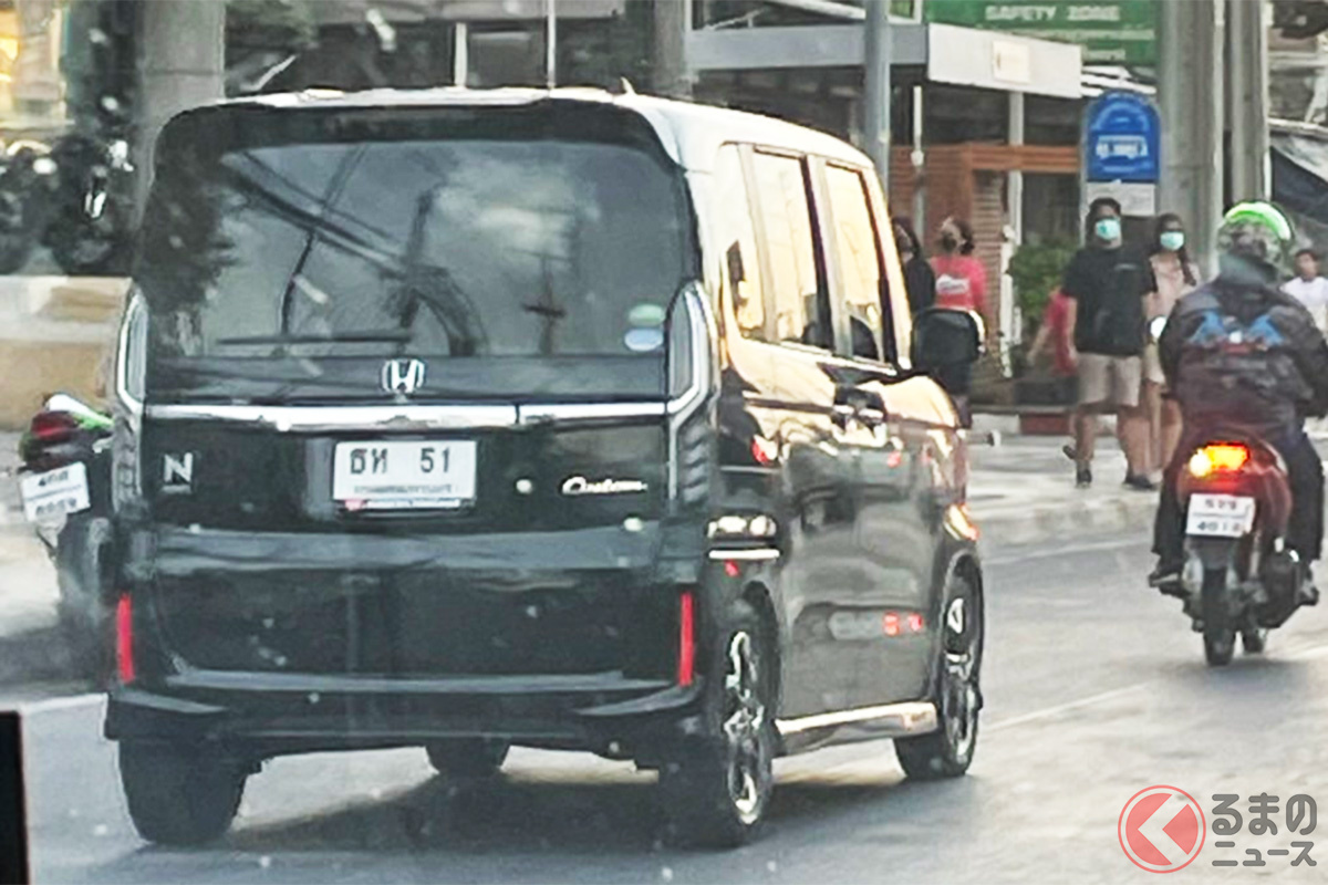 なんで？ 意外な場所でホンダ「N-BOX」を目撃！ なぜ謎ナンバーを装着？ SNSで話題のタイの光景とは（くるまのニュース） | 自動車情報・ニュース - carview!