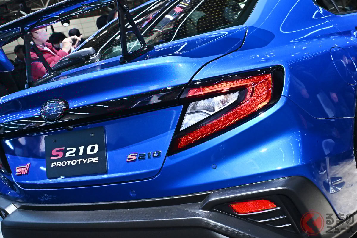 300馬力！ スバルが「高性能スポーツセダン」初公開！ 「カッコいい！」「乗ってみたい」と大反響！ 「S210」斬新“ツヤあり”フェンダーに注目する声も!?（くるまのニュース） | 自動車情報 ...