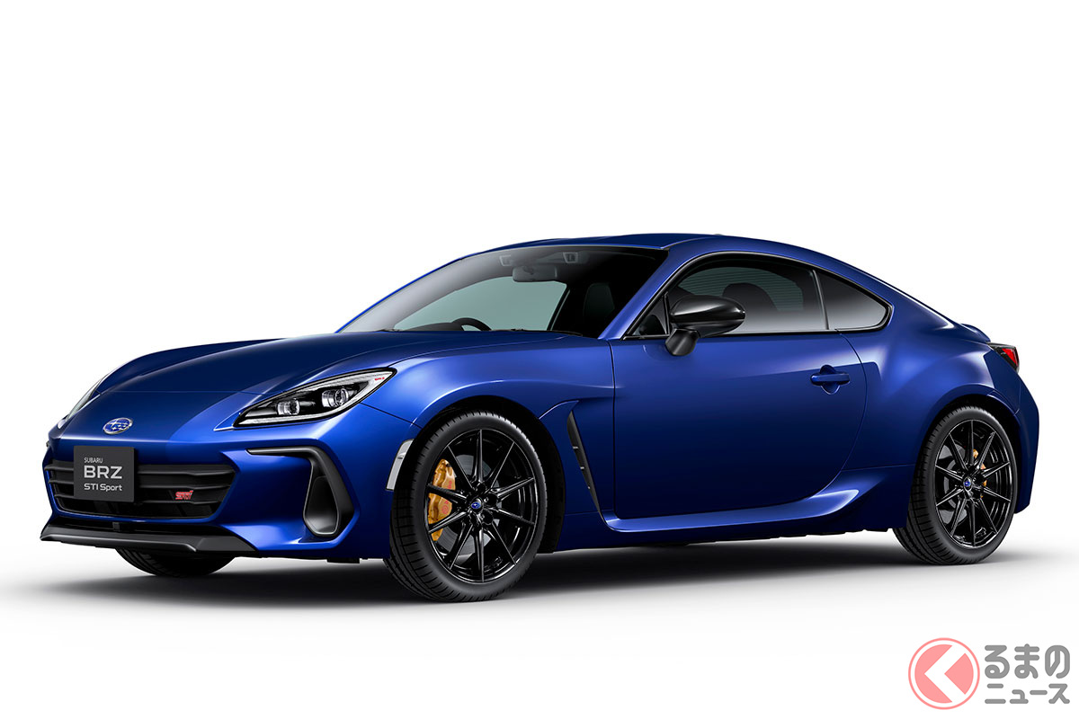 スバルが新型「BRZ」発表！ 上質＆スポーティな「STIスポーツ」新設定！ 初の「MTアイサイト」搭載し330万円から（くるまのニュース） | 自動車情報・ニュース - carview!