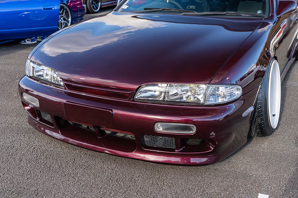 「純ベタを突き詰めたスタンス仕様のS14シルビア前期！」2トーンへの拘りが作り上げた美麗シャコタンスタイル（web option） | 自動車情報サイト【新車・中古車】 - carview!