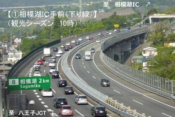 相模湖が遠い… 八王子JCT周辺は阿鼻叫喚 GW後半初日、中央道×圏央道で大渋滞（乗りものニュース） | 自動車情報・ニュース - carview!