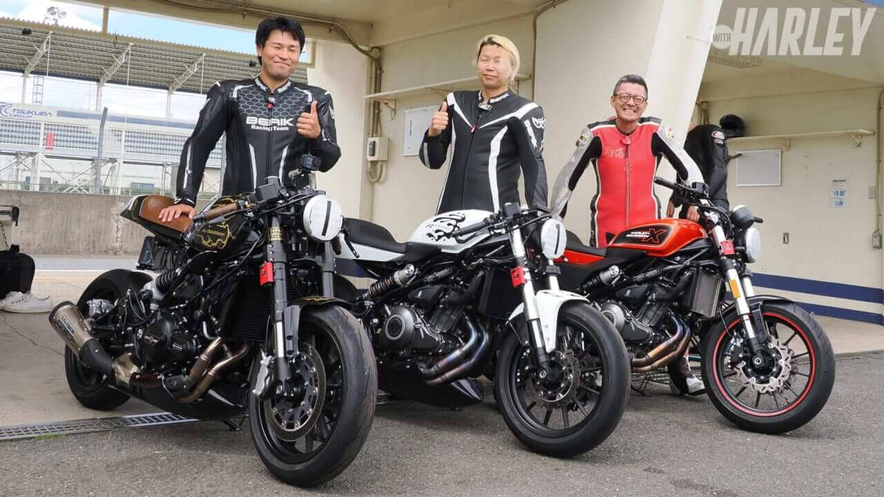 スポーティーなスタイルのハーレーダビッドソンX350/500。一番似合うサーキットで気の合う仲間たちと遊ぼう（WEBヤングマシン） | 自動車情報・ニュース - carview!
