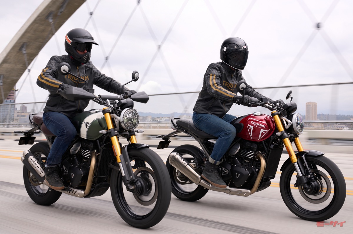 2023年末に発売予定！トライアンフが400ccモデル「スピード400」と「スクランブラー400x」2車を発表（モーサイ） | 自動車情報・ニュース - carview!