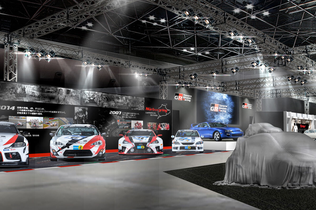 【TAS2025】トヨタガズーレーシング 北ホールに集結 ニュルでのクルマづくりがテーマで展示（Auto Prove） | 自動車情報・ニュース - carview!