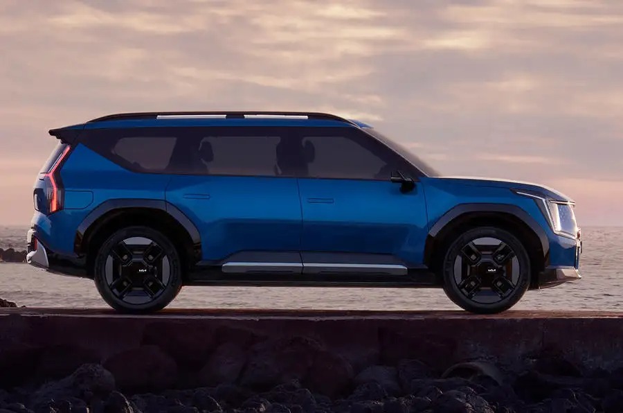 韓国キアの大型SUV「EV9」 1回の充電で540km走行 個性と先進性アピール（AUTOCAR JAPAN） | 自動車情報・ニュース - carview!