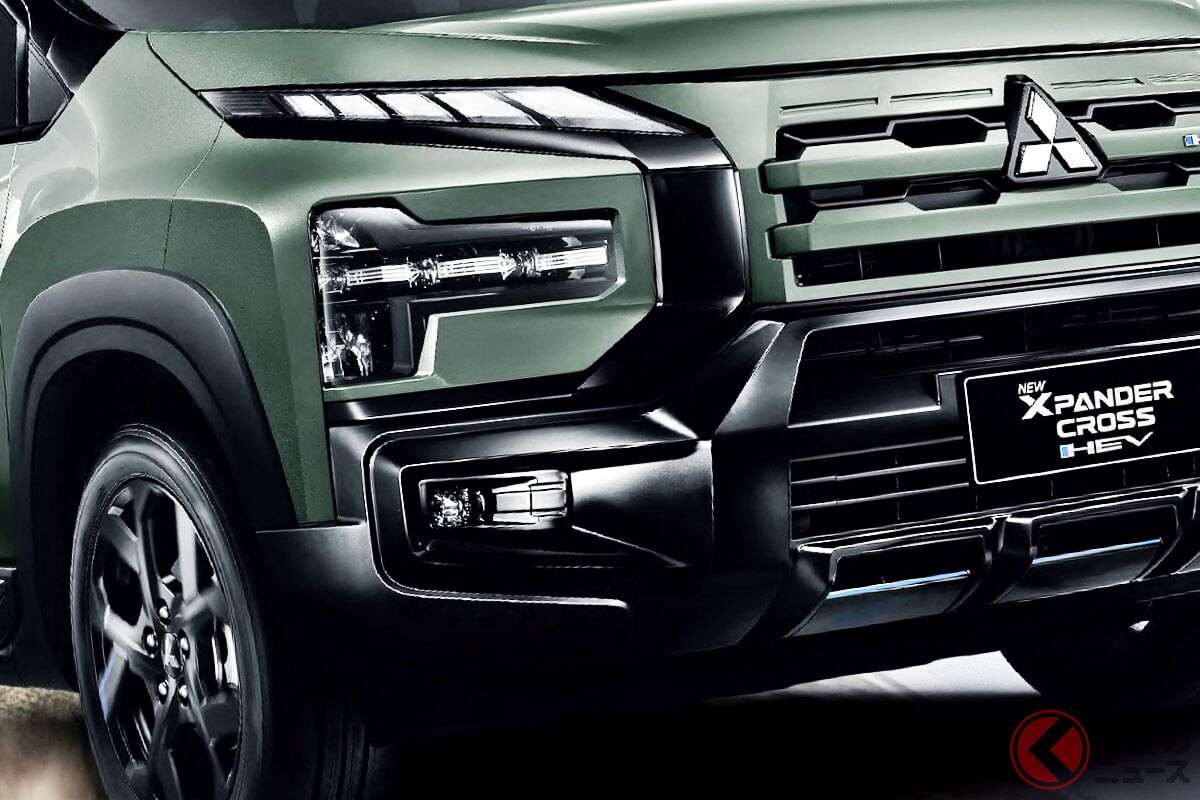 【タイ】全長4.6m！ 三菱が「“新”7人乗りSUVミニバン」実車公開！ 黒すぎ「ダイナミック顔」×画期的MIVEC HEV採用！ 新「エクスパンダークロス PLAY」がバンコクで登場（くるま ...