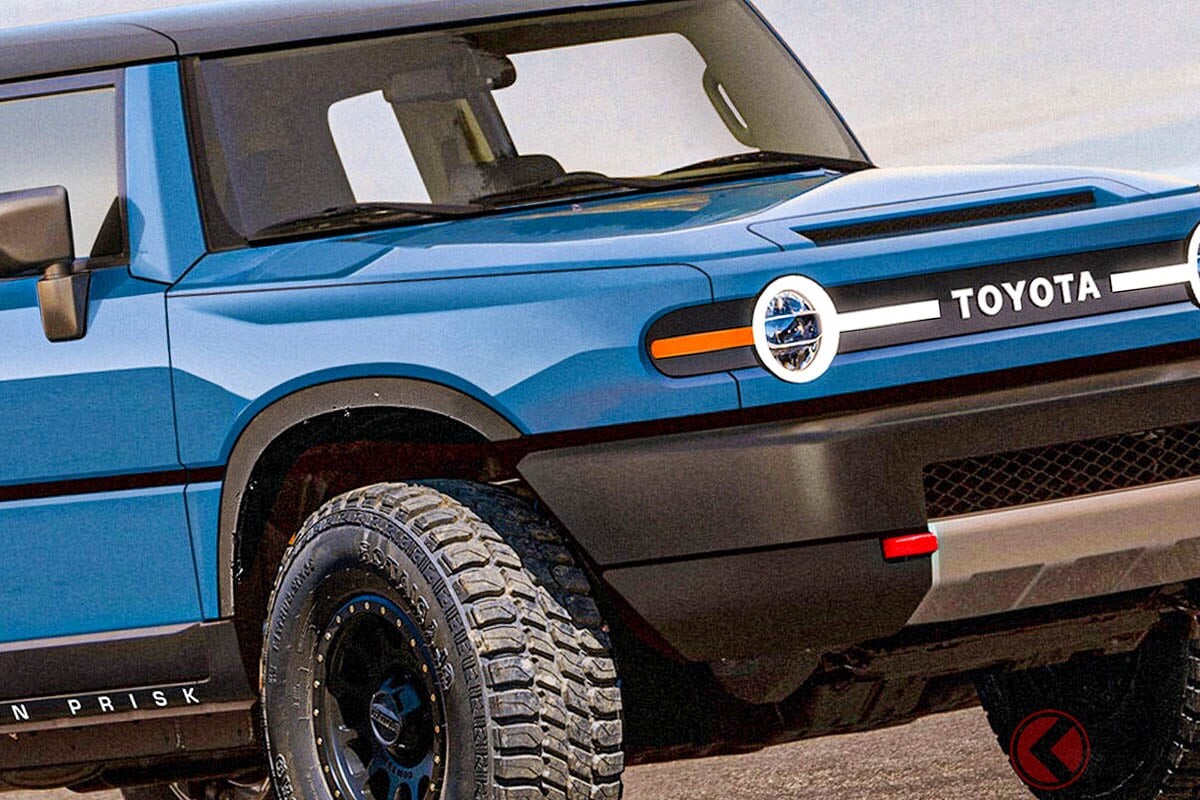 トヨタの新型「FJクルーザー」!? 丸目な「旧車デザイン」に反響多数!? 「これいいね！」「ゴツい！」など称賛の声！ 「本格4WD」大胆予想CGに「復活希望」さらに沸騰!?（くるまのニュース ...