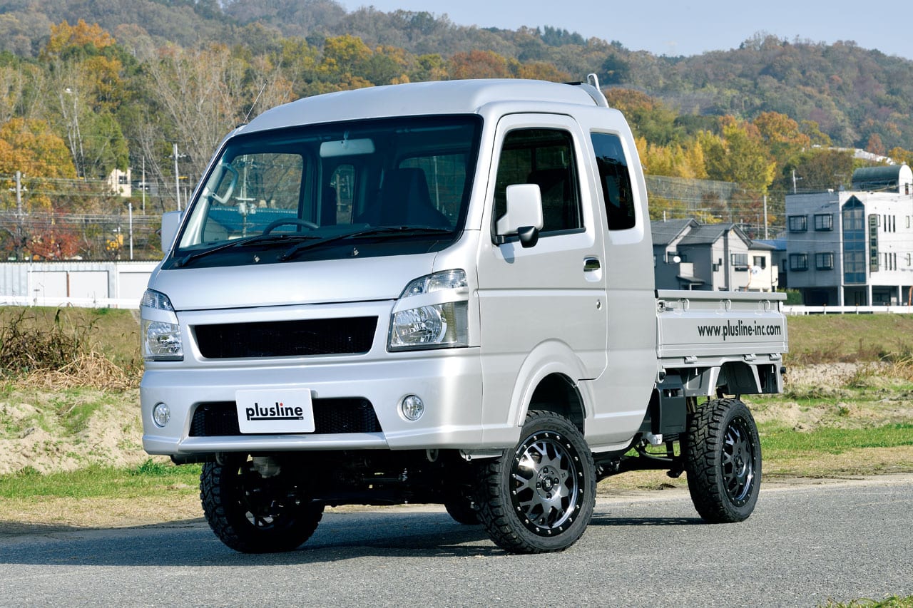 キットとタイヤで約12cmのリフトアップ｜plus line｜スズキ・DA16Tキャリイ、スーパーキャリイ（スタイルワゴン・ドレスアップナビ） | 自動車情報・ニュース - carview!