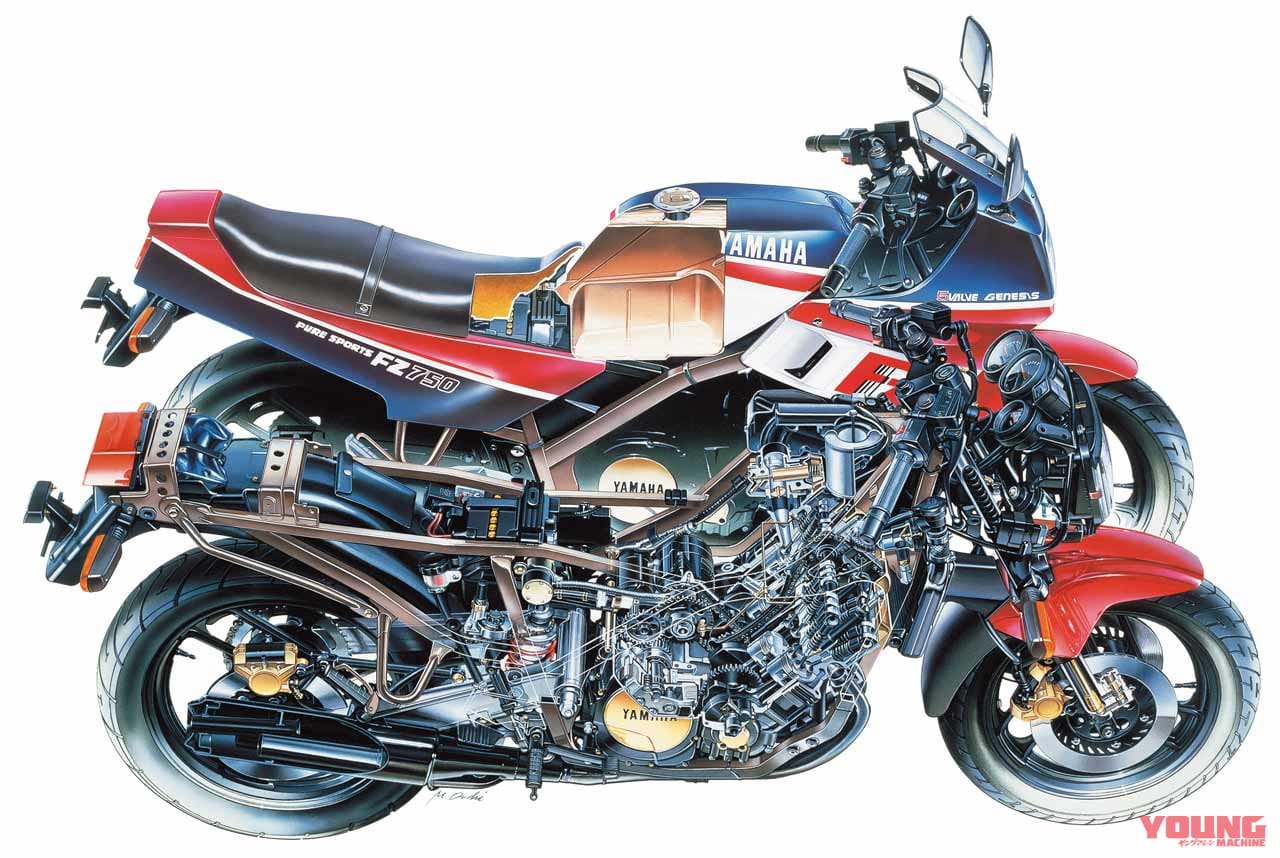 時代を切り拓いた革新のエポックマシン：ヤマハFZ750【世界初・5バルブ】（WEBヤングマシン） | 自動車情報・ニュース - carview!